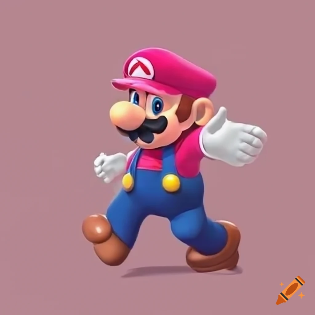 Pink mario game