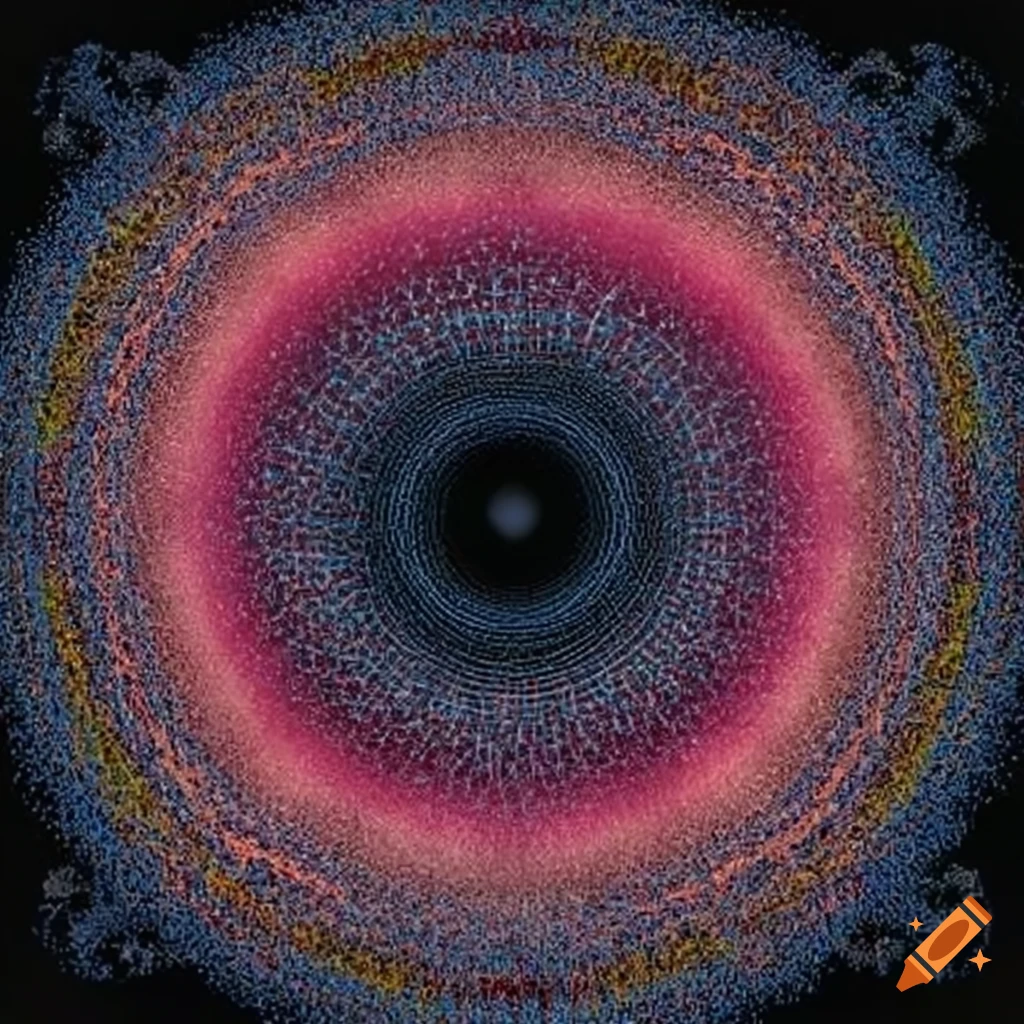 Artistic representation of grey tachyon particles emitting an infinity pulse in another ...