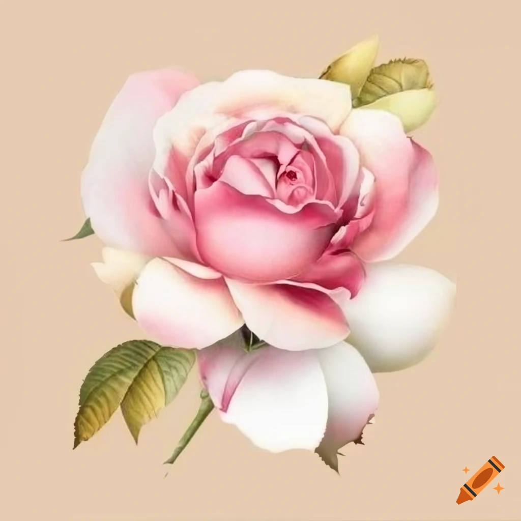 Pink Vintage Roses Background