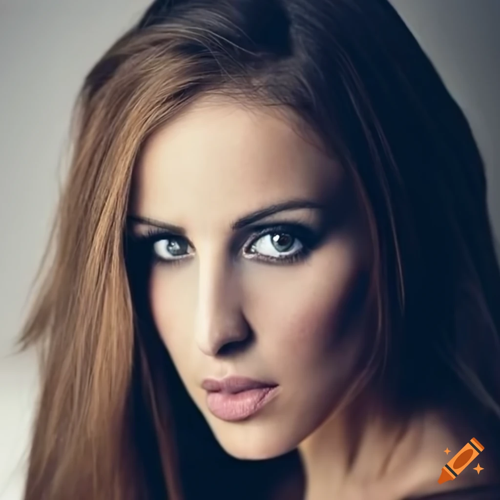 Ana kasparian, closeup face, glamour portrait