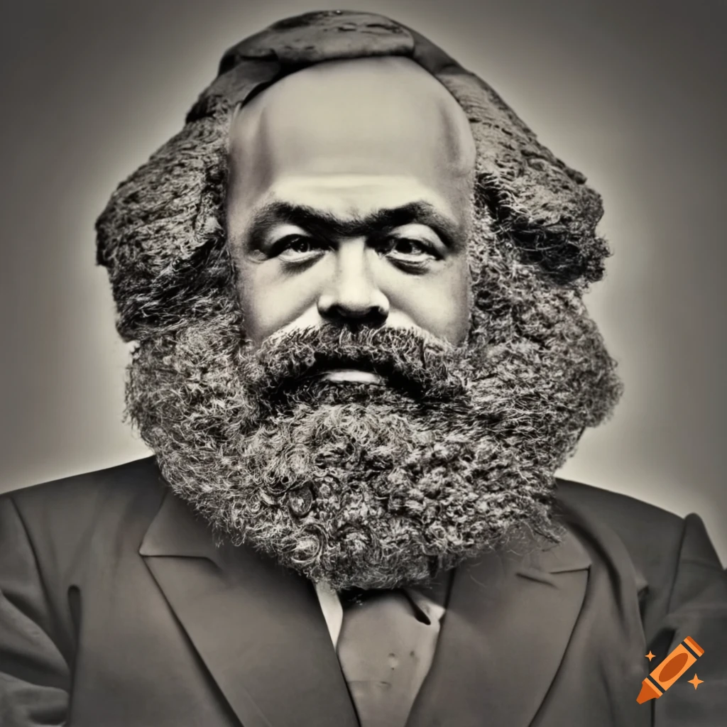 Karl marx on Craiyon