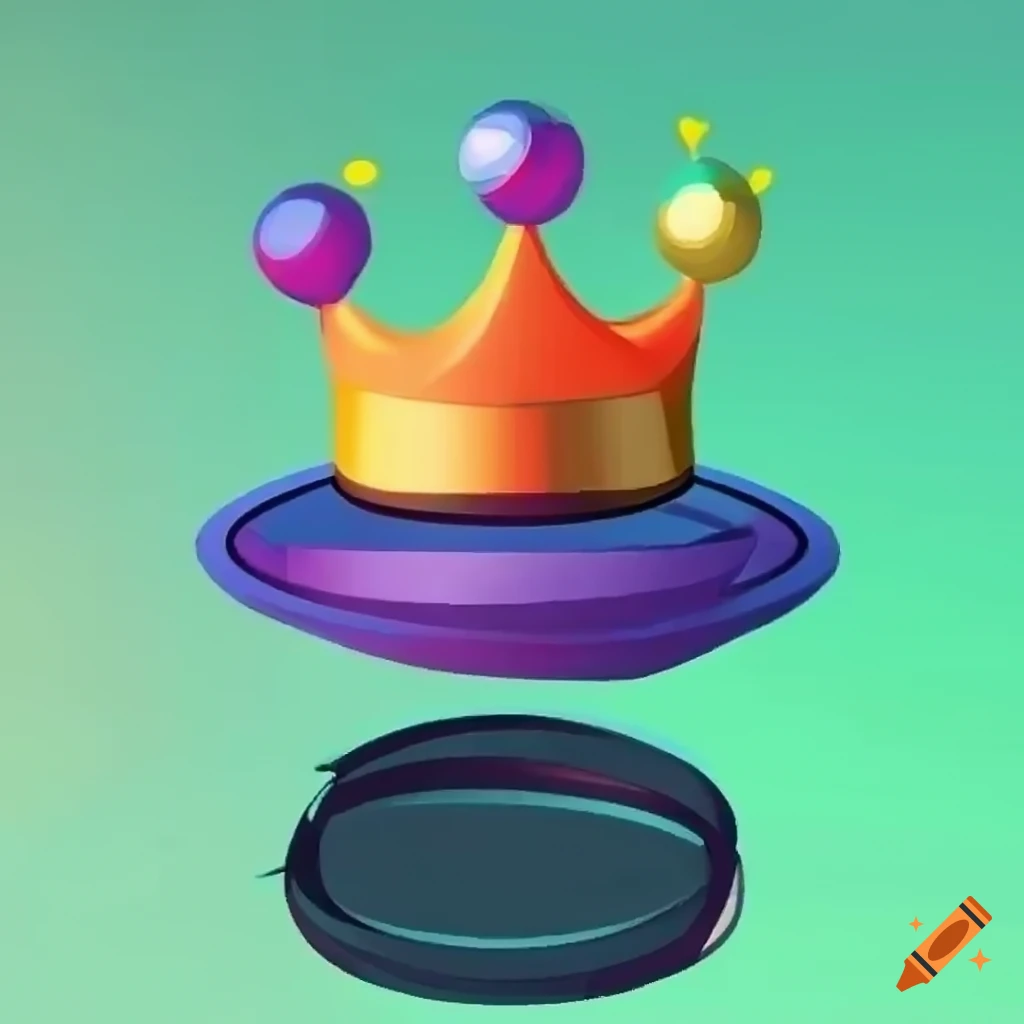 A fashionable virtual crown hat for your roblox avatar