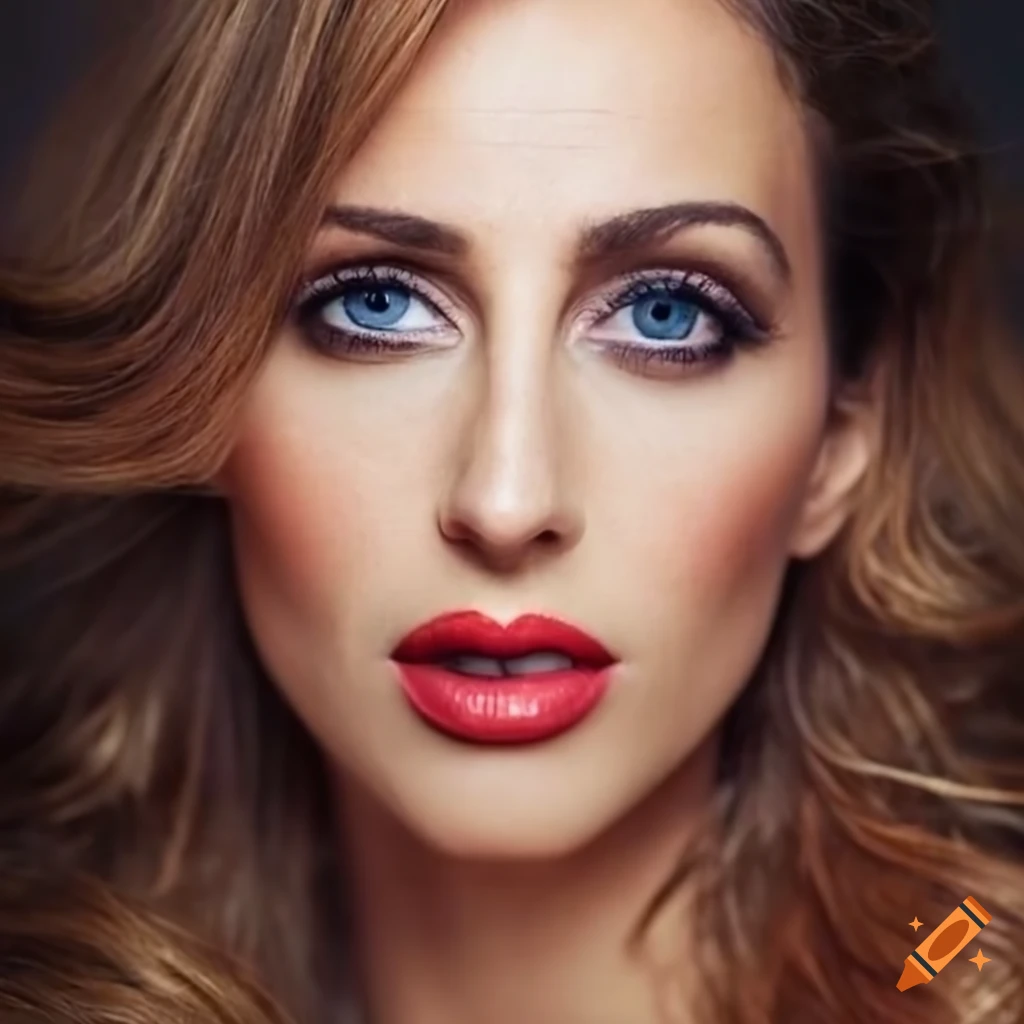 Ana kasparian, closeup face, glamour portrait