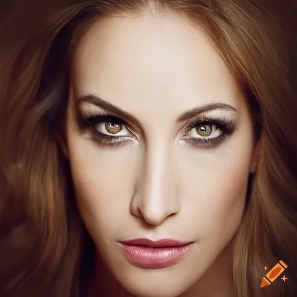 Ana kasparian, closeup face, glamour portrait
