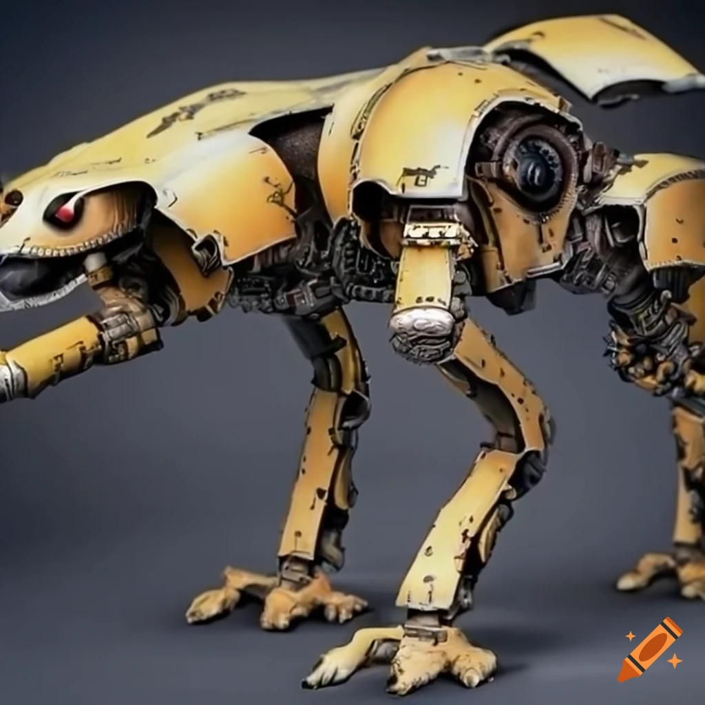 Impressive warhound titan model created with exceptional detail on Craiyon