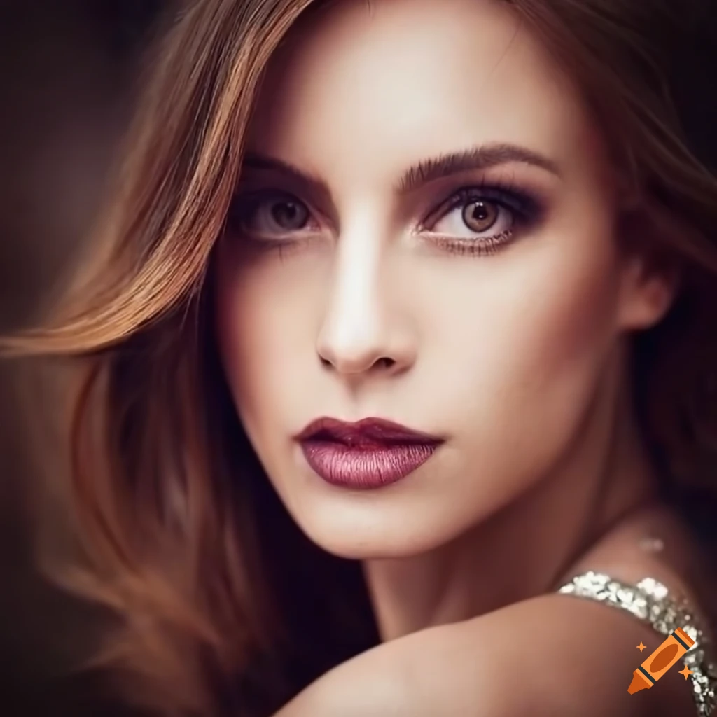 Ana kasparian, closeup face, glamour portrait
