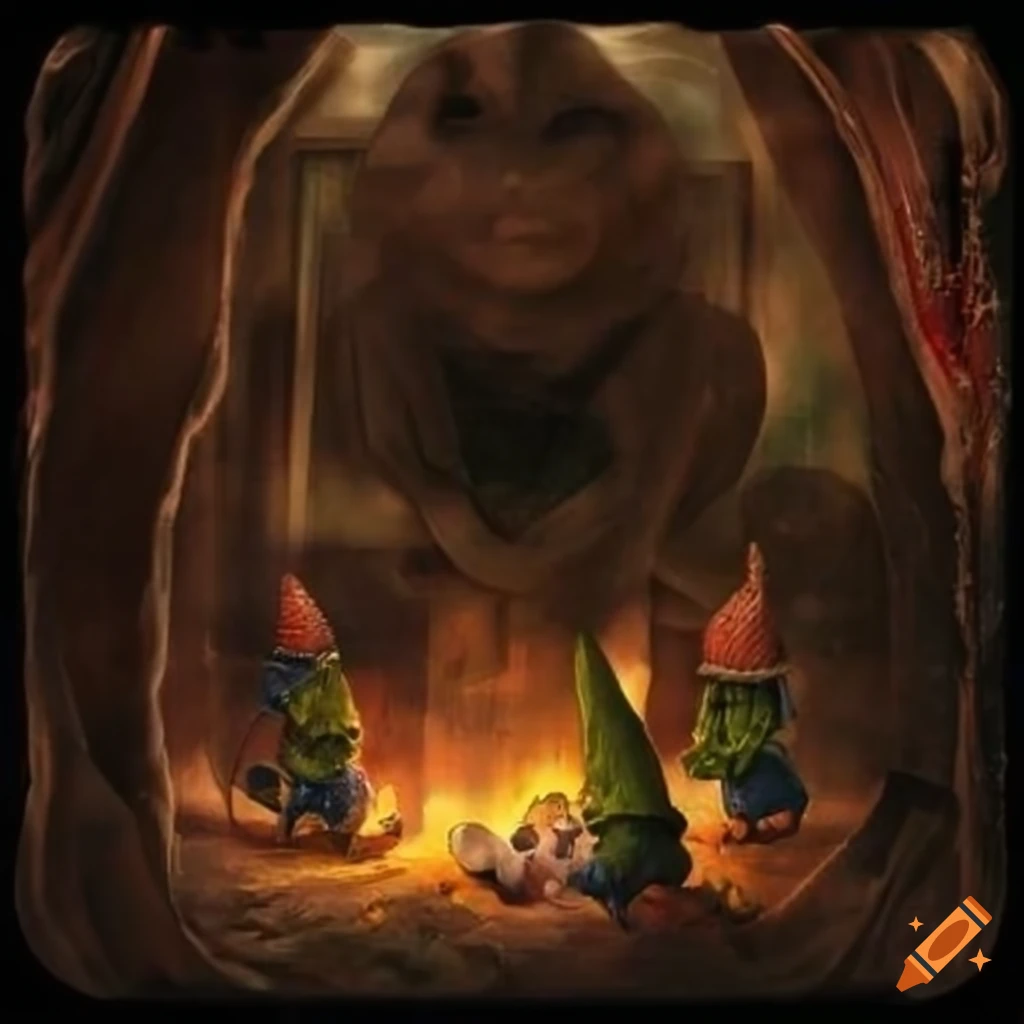 Tha gnomies rap album cover, gnomes posing aggressively in post ...