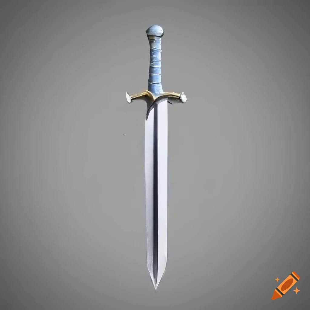 Dwarven falchion, the whole sword on Craiyon
