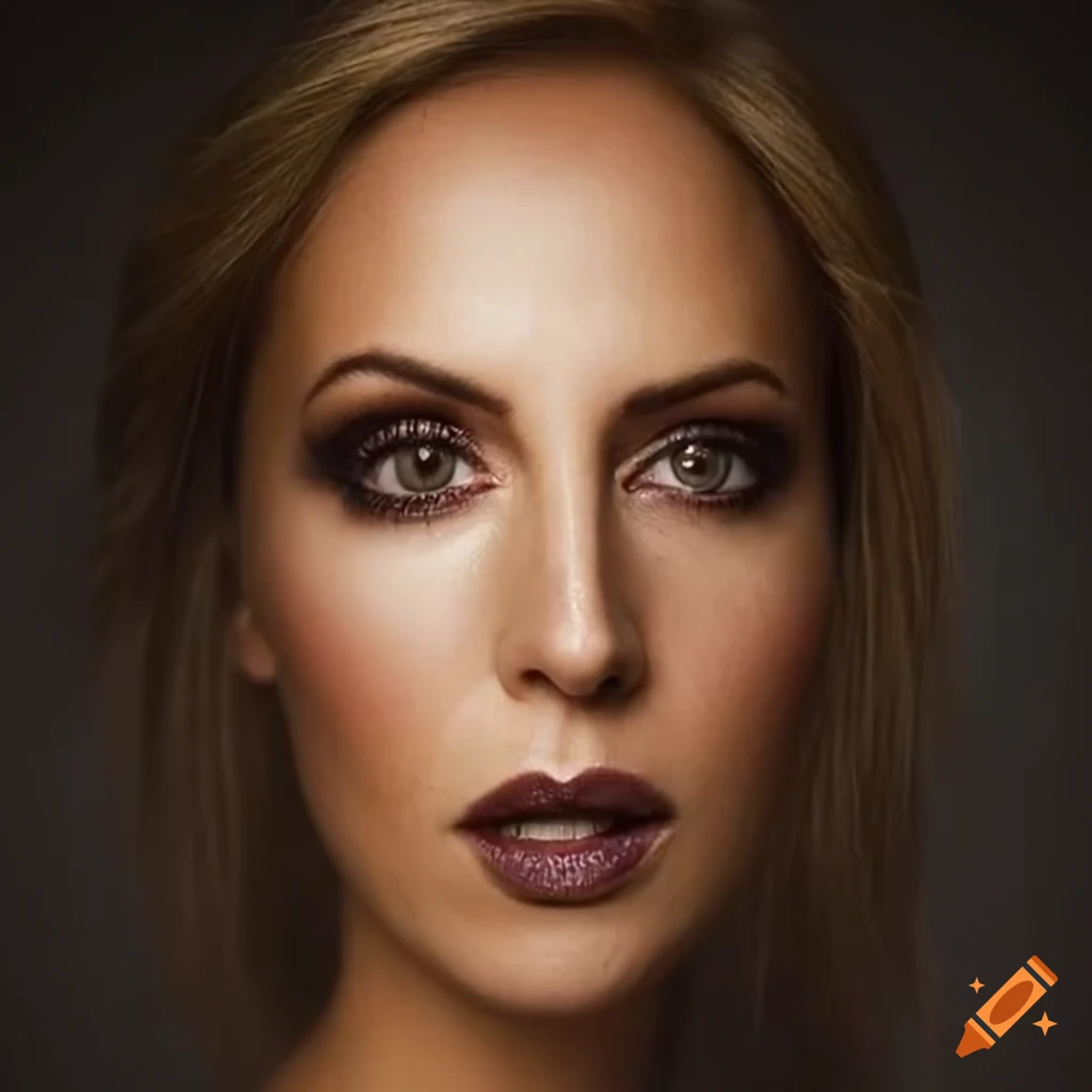 Ana kasparian, closeup face, glamour portrait