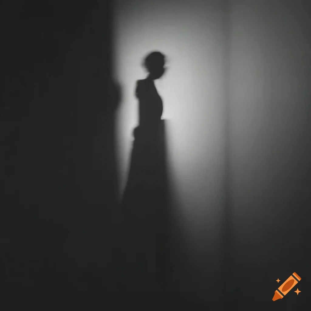 Shadowy figure lurking in the darkness on Craiyon