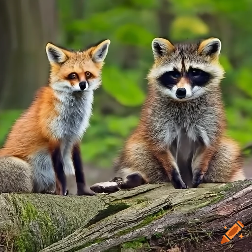Fox Mixed With Raccoon