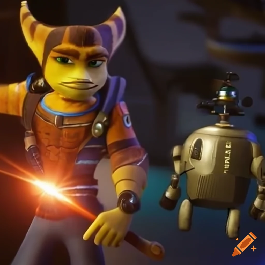 Ratchet and clank model on Craiyon