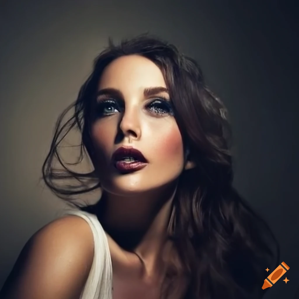 Ana kasparian, closeup face, glamour portrait