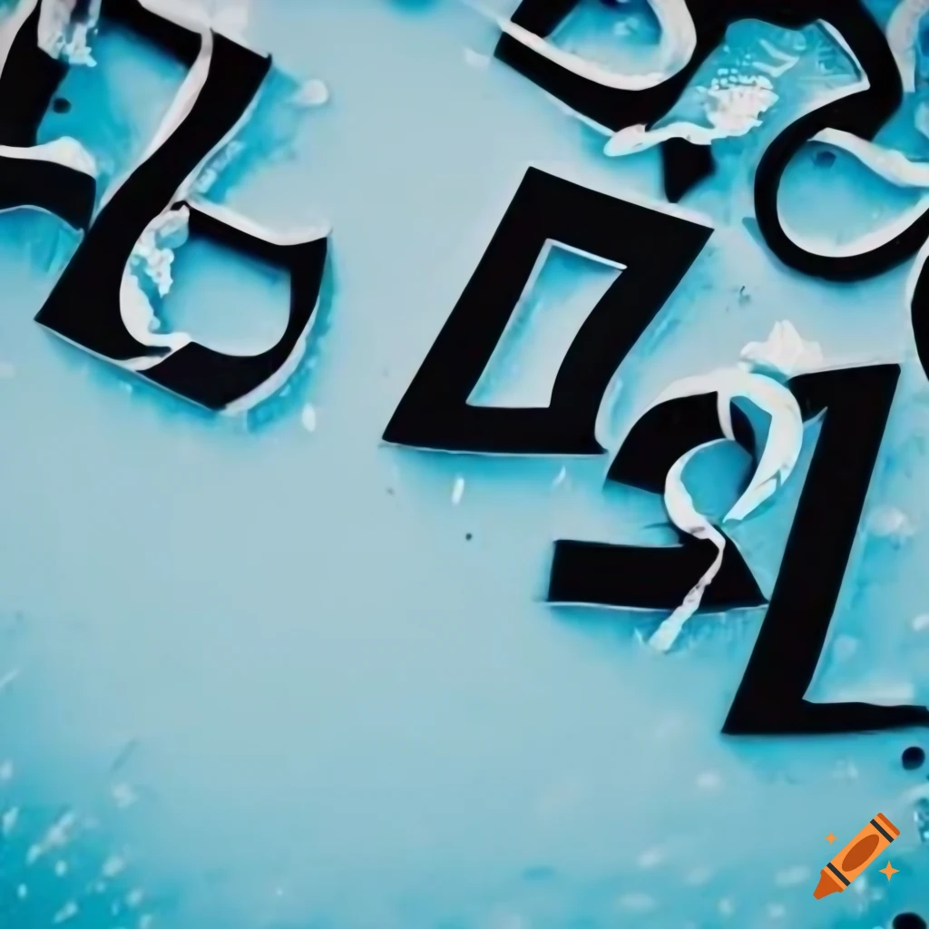 Abstract Numbers Wallpaper