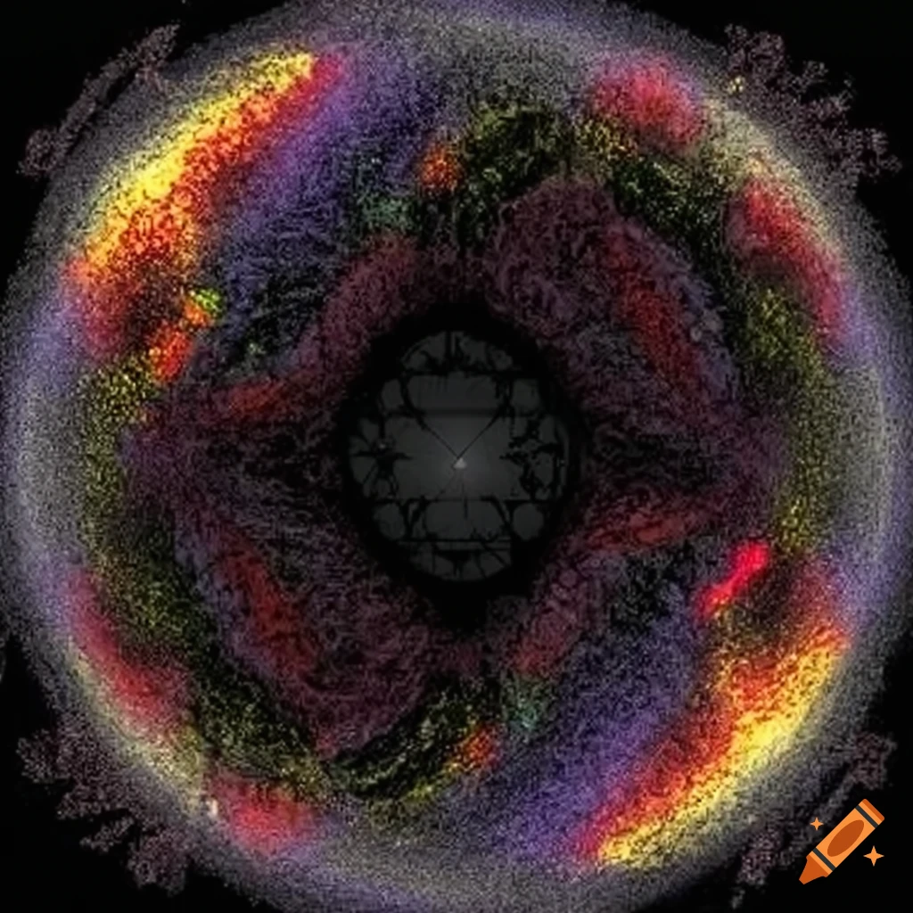 Artistic representation of grey tachyon particles emitting an infinity ...