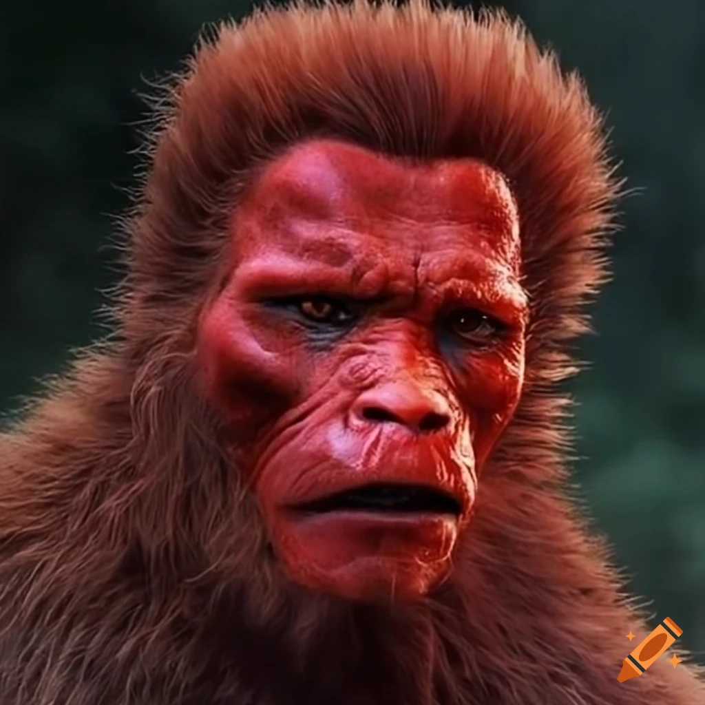 Arnold Schwarzenegger as Red-Ape/Lion/Wolf/Komodo-dragon/Shark/Falcon on Craiyon