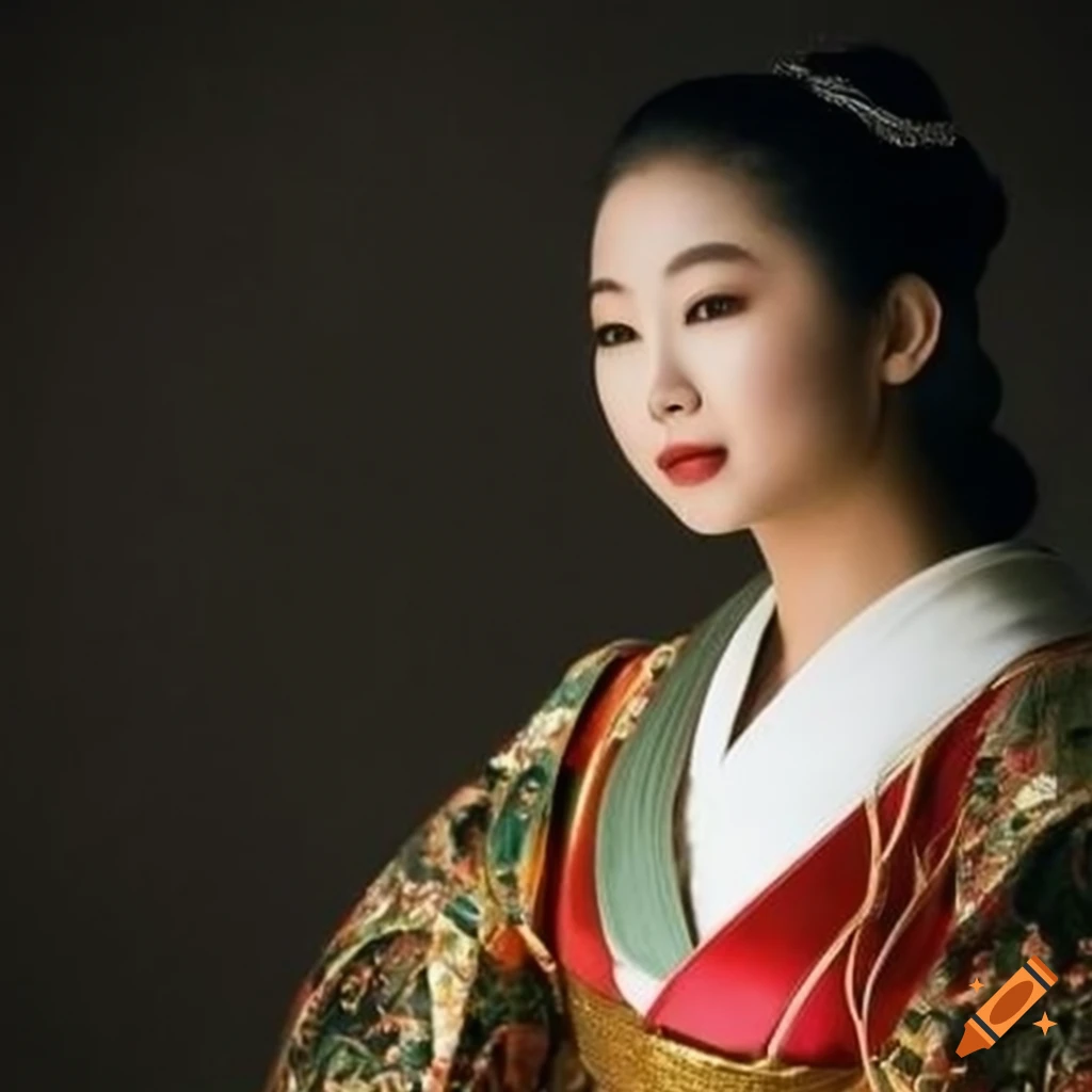 Japanese courtesan ultra sharp focused highly detailed ultra high ...