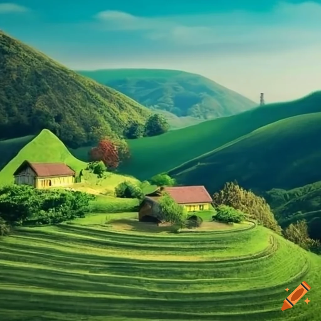 Once upon a time, in a small village nestled between rolling hills on Craiyon