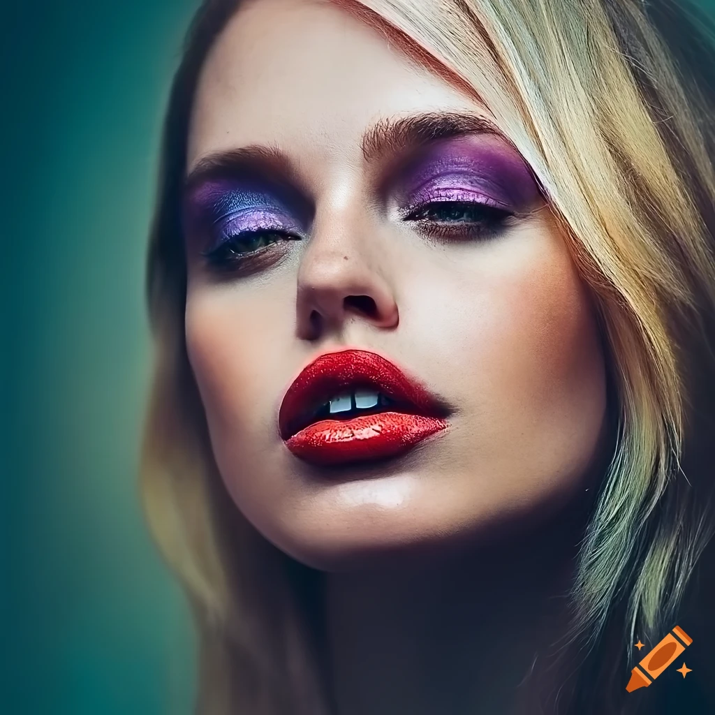 An artistic portrait of a stylish woman, HIGH FASHION MODEL ...