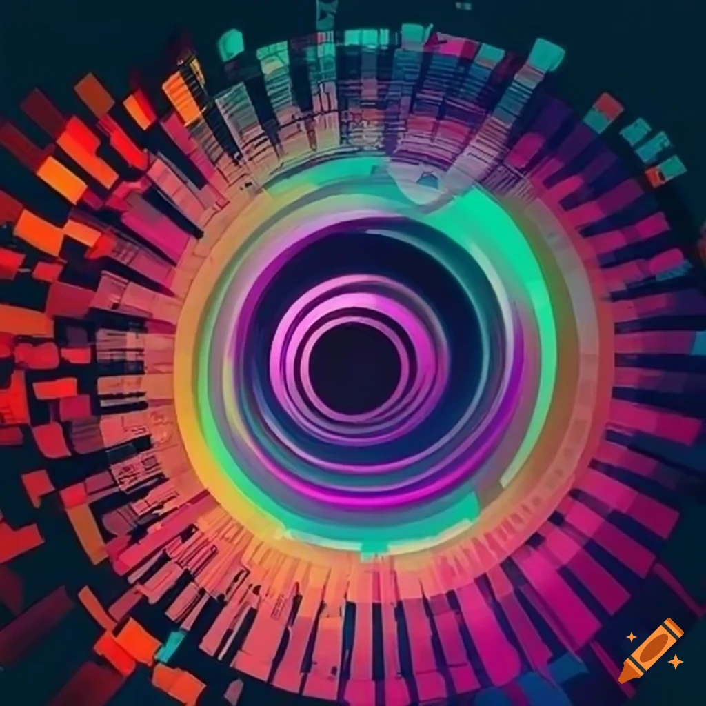 Database, complex background banner on Craiyon