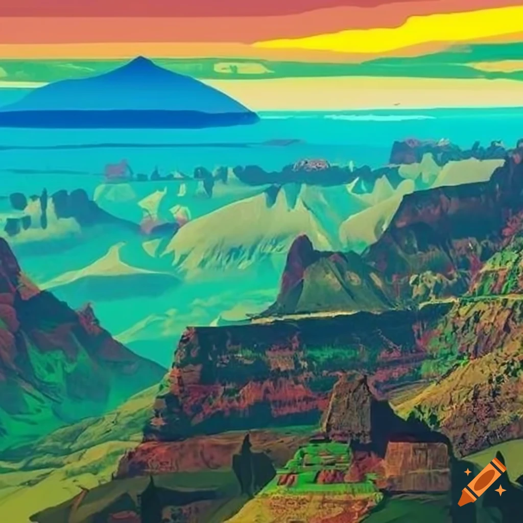 Design a vibrant poster showcasing the diverse landscapes of ethiopia ...