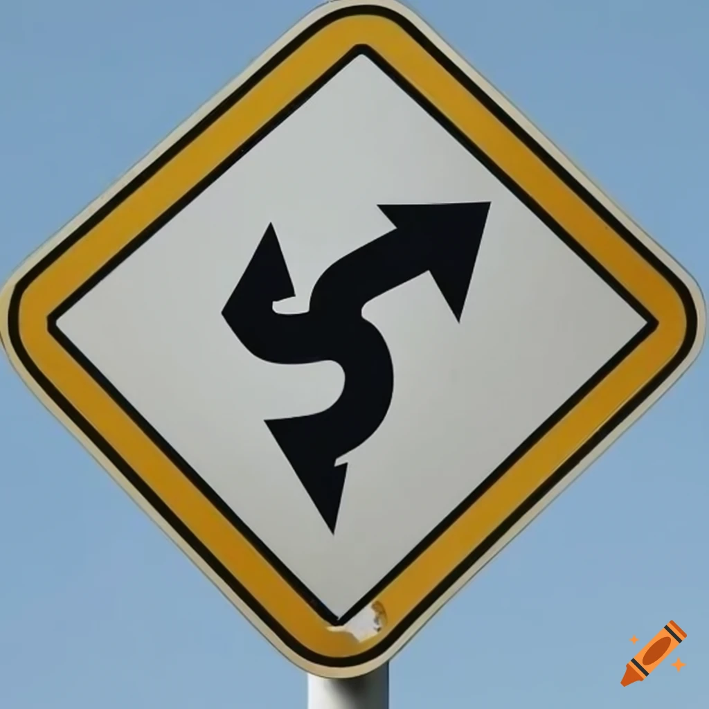 Highway sign arrows