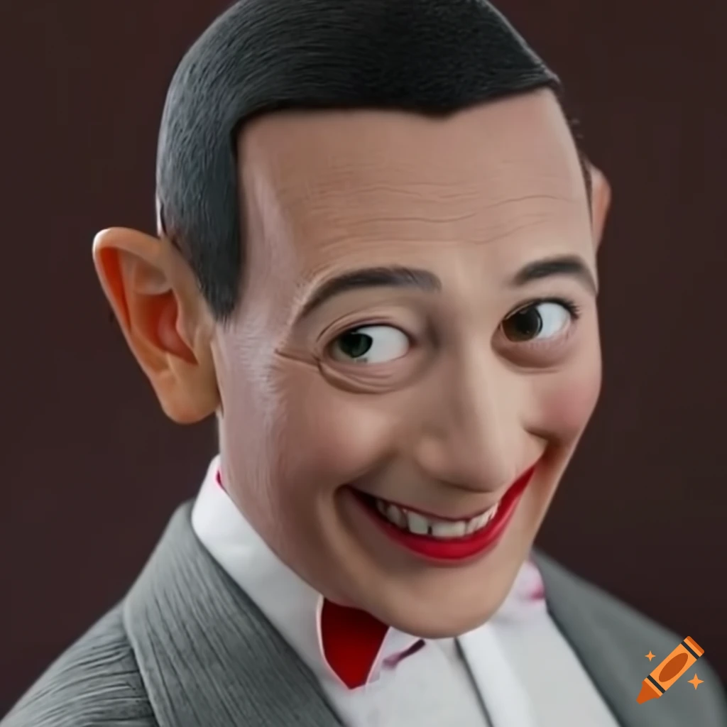 Pee-wee herman photorealistic