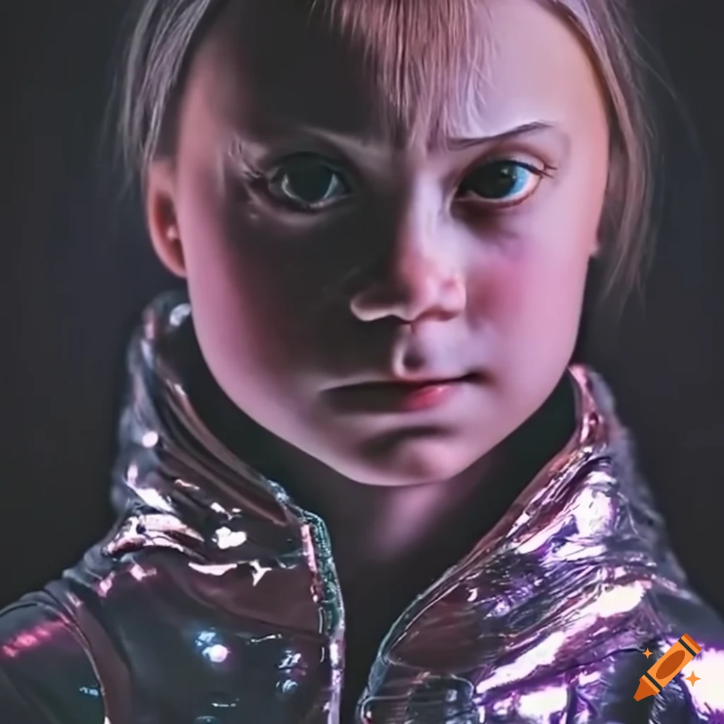 Greta Thunberg, shiny puffy Skisuit on Craiyon Greta Thunberg, shiny puffy Skisuit on Craiyon