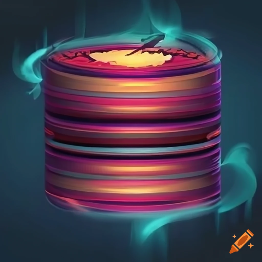 Database, complex background banner on Craiyon