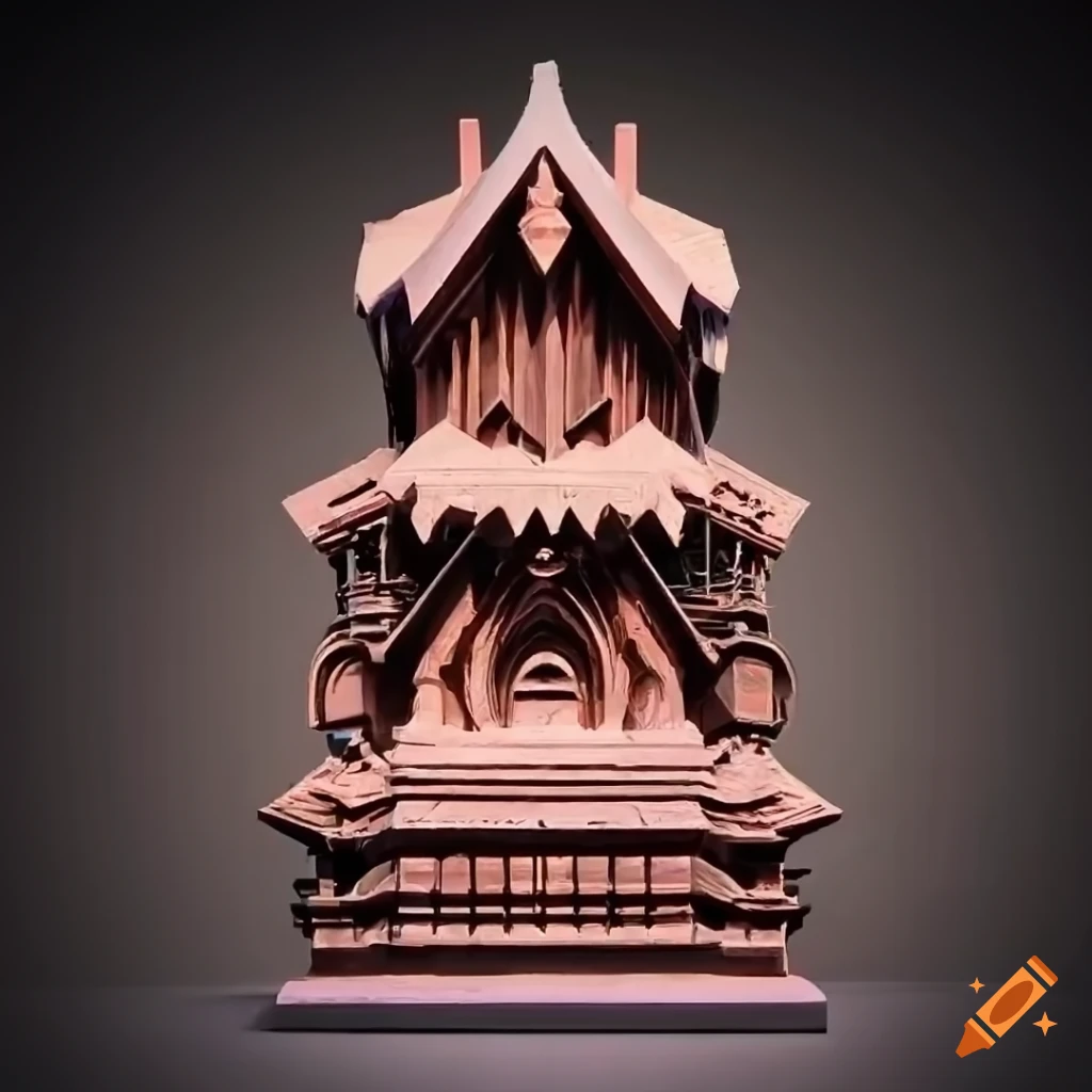 ‘architectural stave carving’-style, hd zelda game, 🎄🌈 sculpture ...