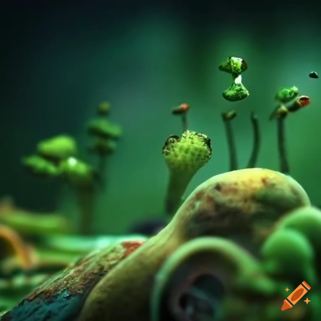 Micro world landscape on Craiyon