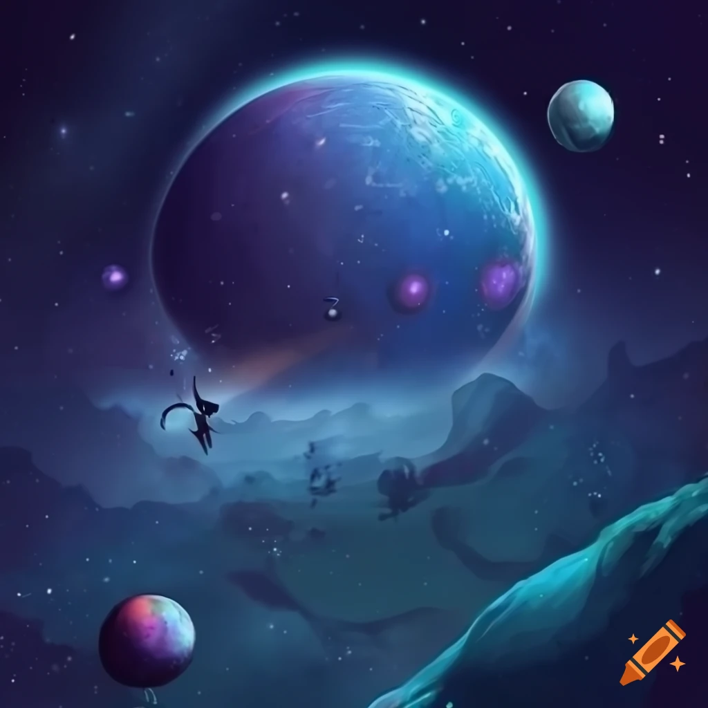 Some outer space to my simple game, it will be just background