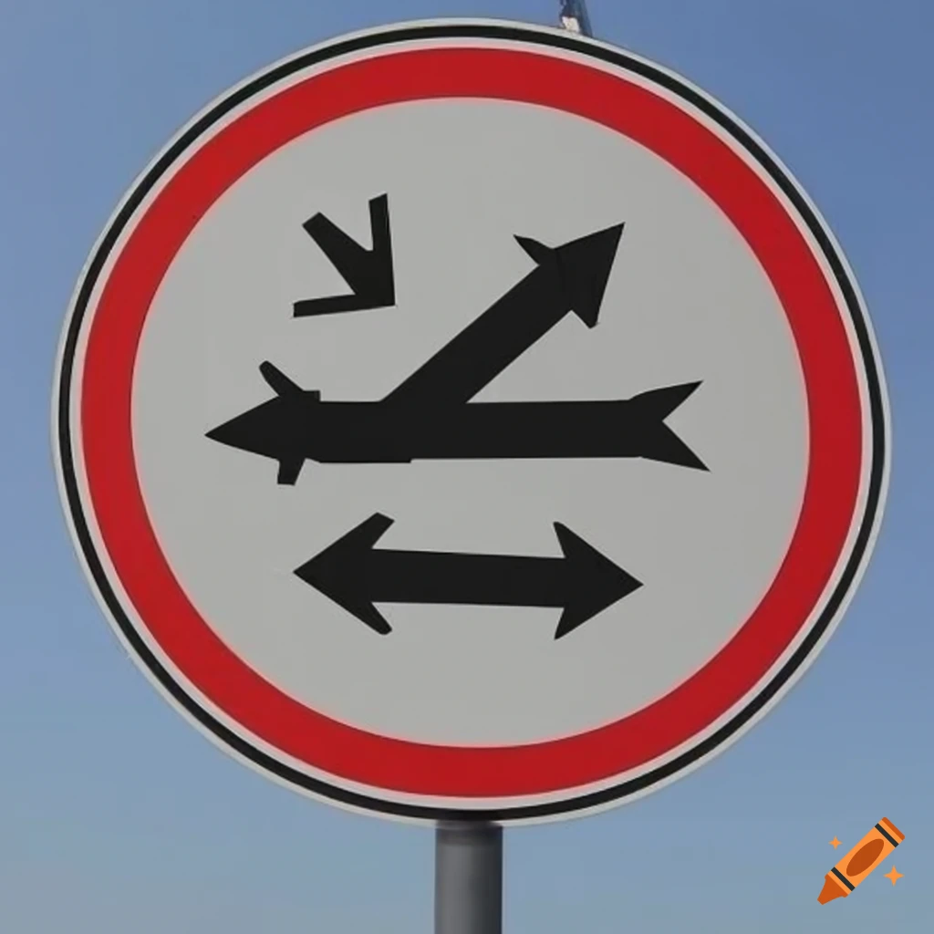 Highway sign arrows