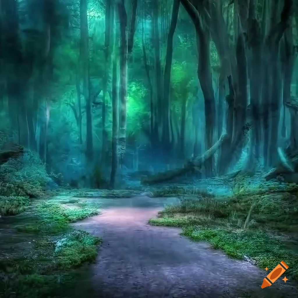 Fantasy fairy forest, soft cinematic light, adobe lightroom, photolab ...