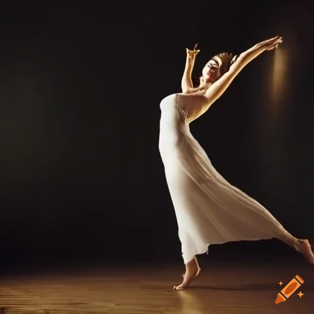 Woman dancing on Craiyon