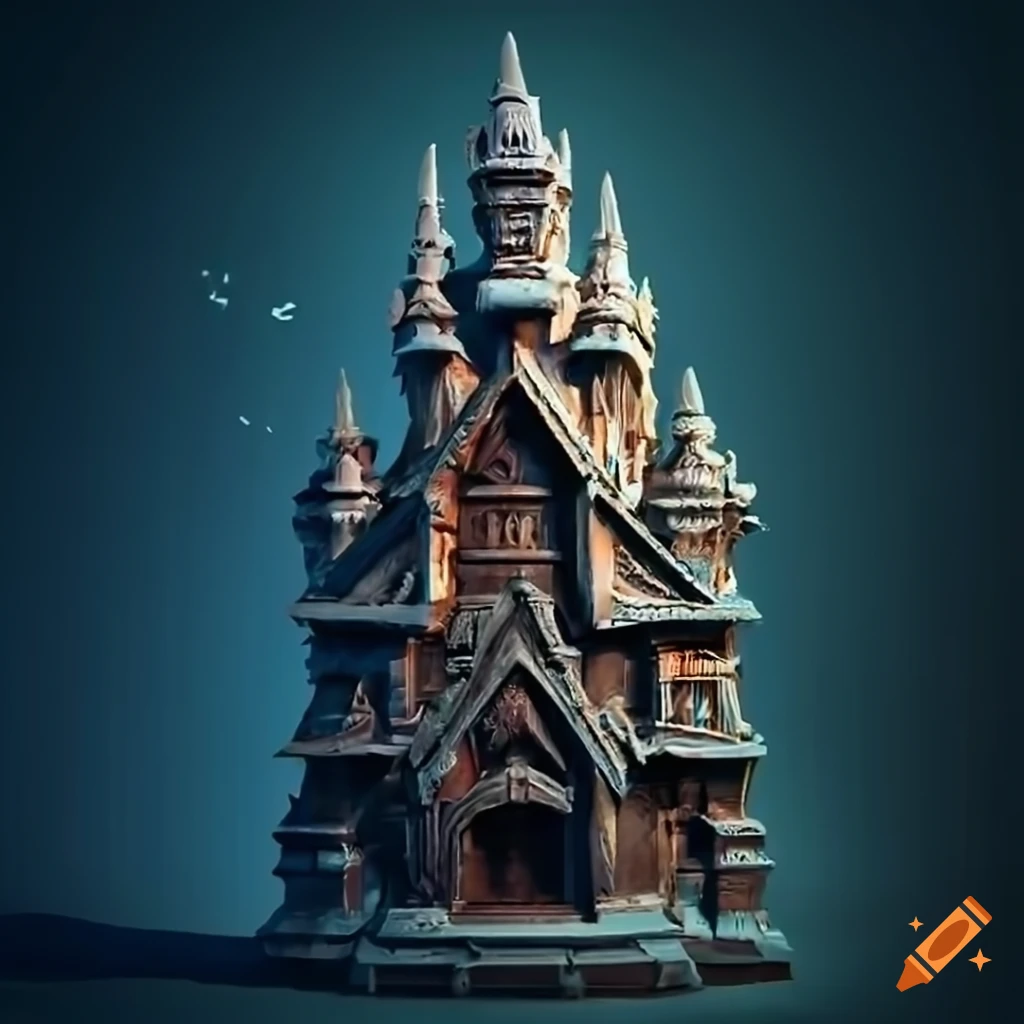 ‘architectural stave carving’-style, hd zelda game, 🌃 sculpture ...