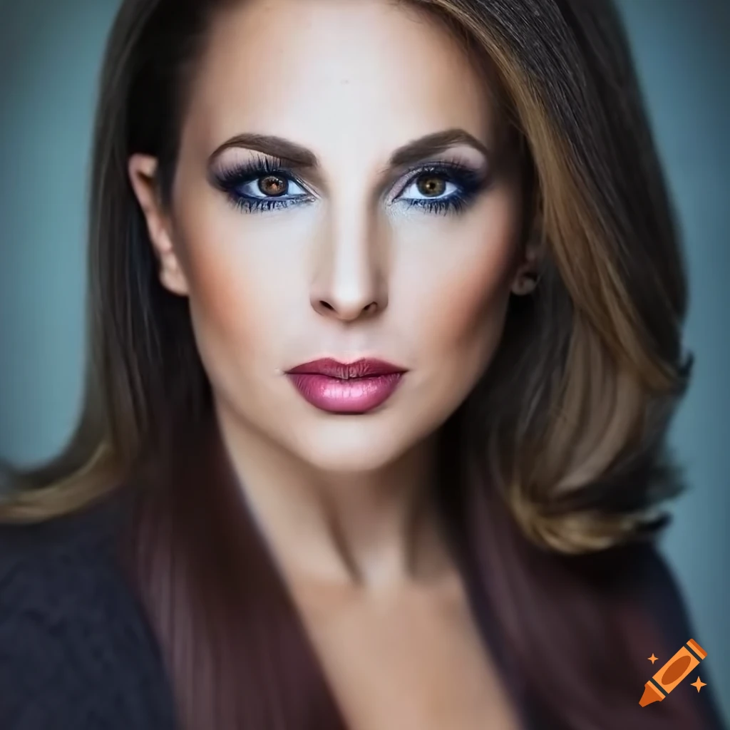 Ana kasparian, closeup face, glamour portrait
