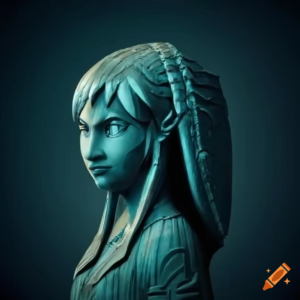 ‘Architectural Stave carving’-Style, hd Zelda game, 🌾 sculpture ...