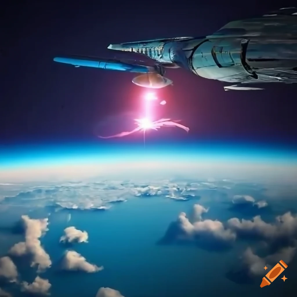 Angeles flying to space, 4k