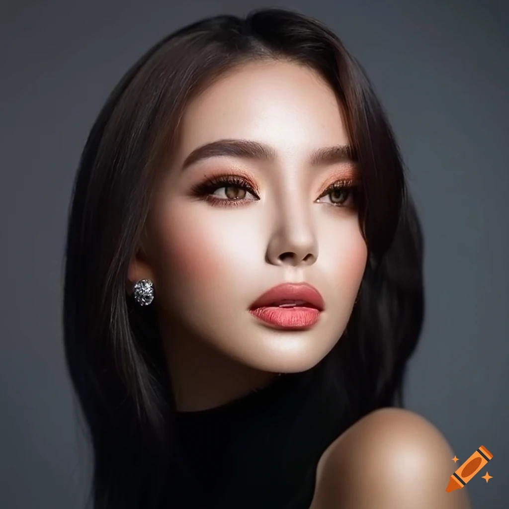 English woman Accurate eyes Accurate face Adorable big eyes Beautiful ...