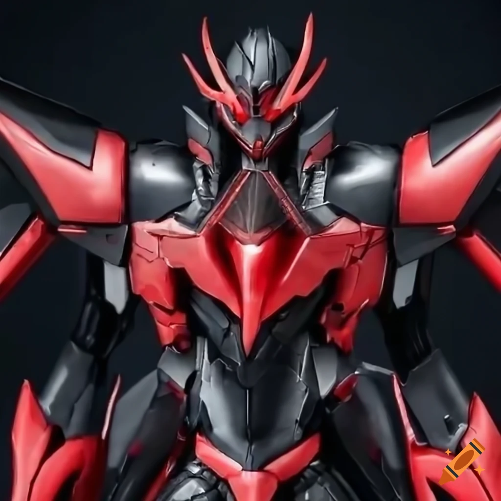 Black red lancelot knightmare frame mech code geass, hyper realistic ...