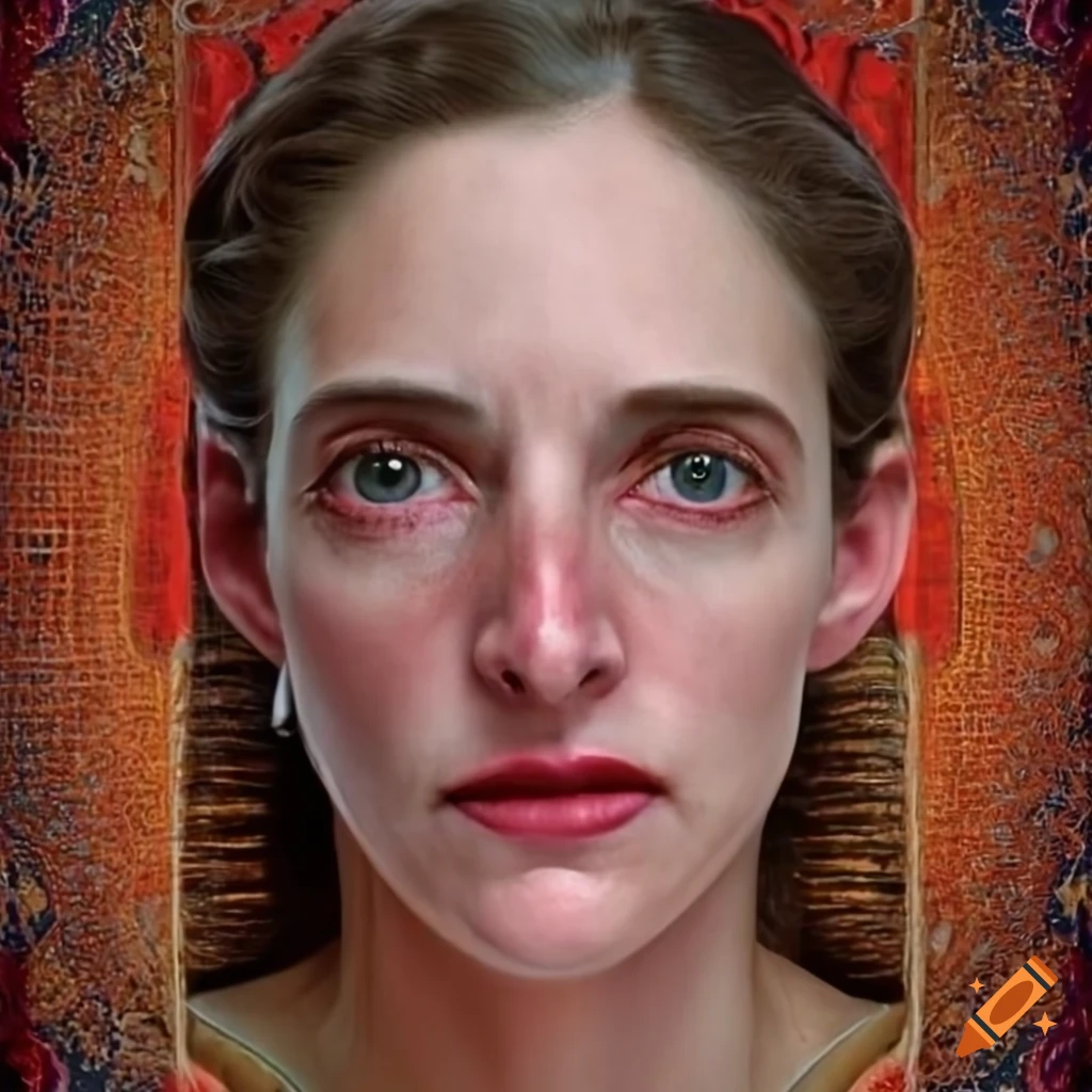 Kathleen Kennedy Amy Pascal,face morph faces merged,hyperreal Photorealistic,maximalist maximal ...