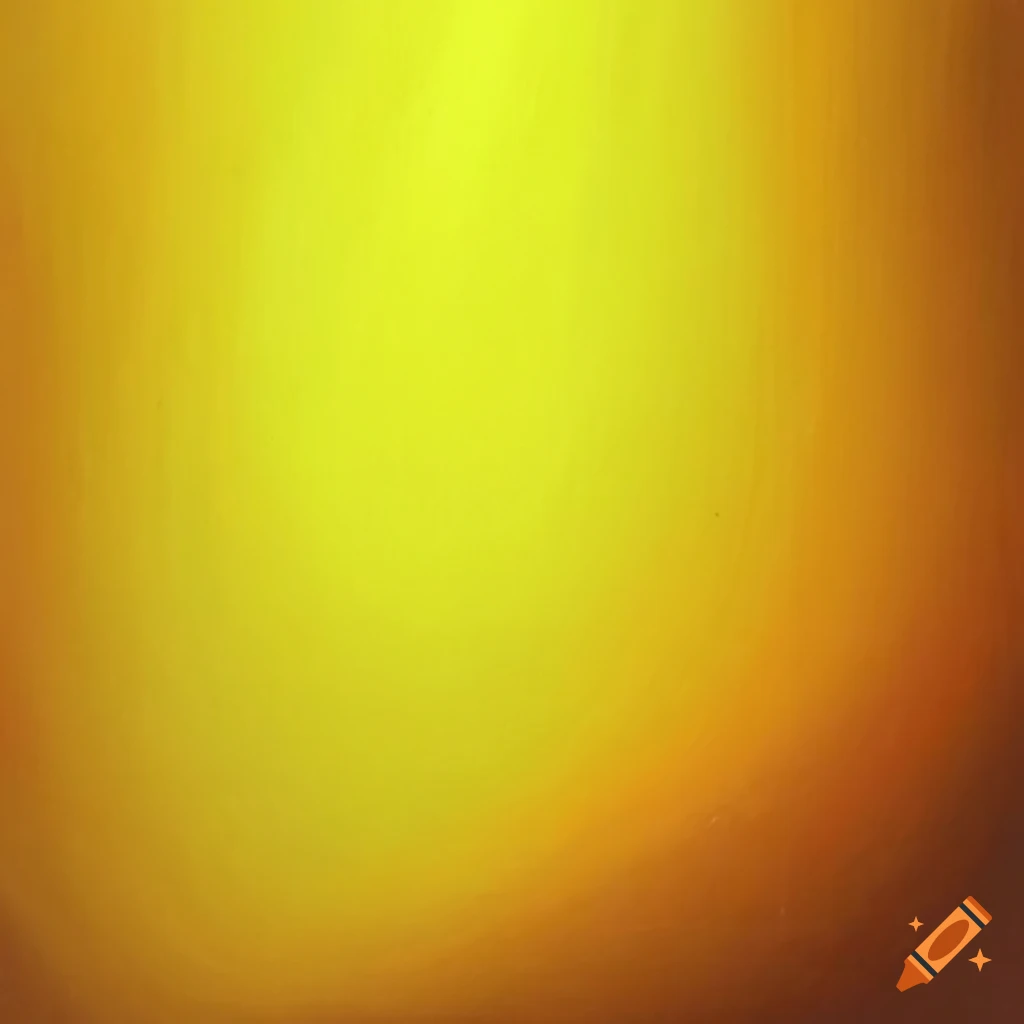 Yellow gradient oil painting with shiny tint