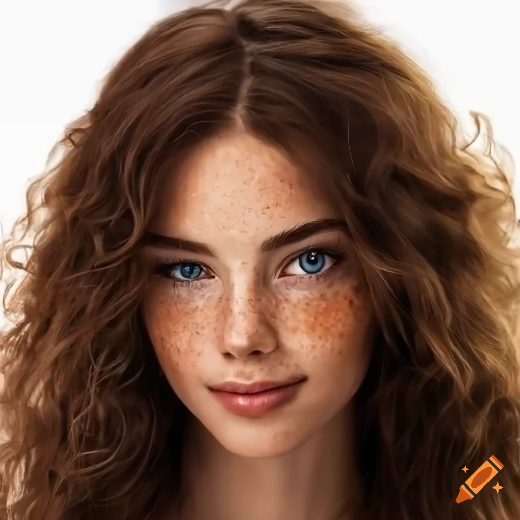 Olive Skin Freckles