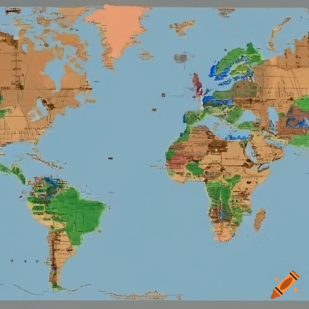 Extensive map selection