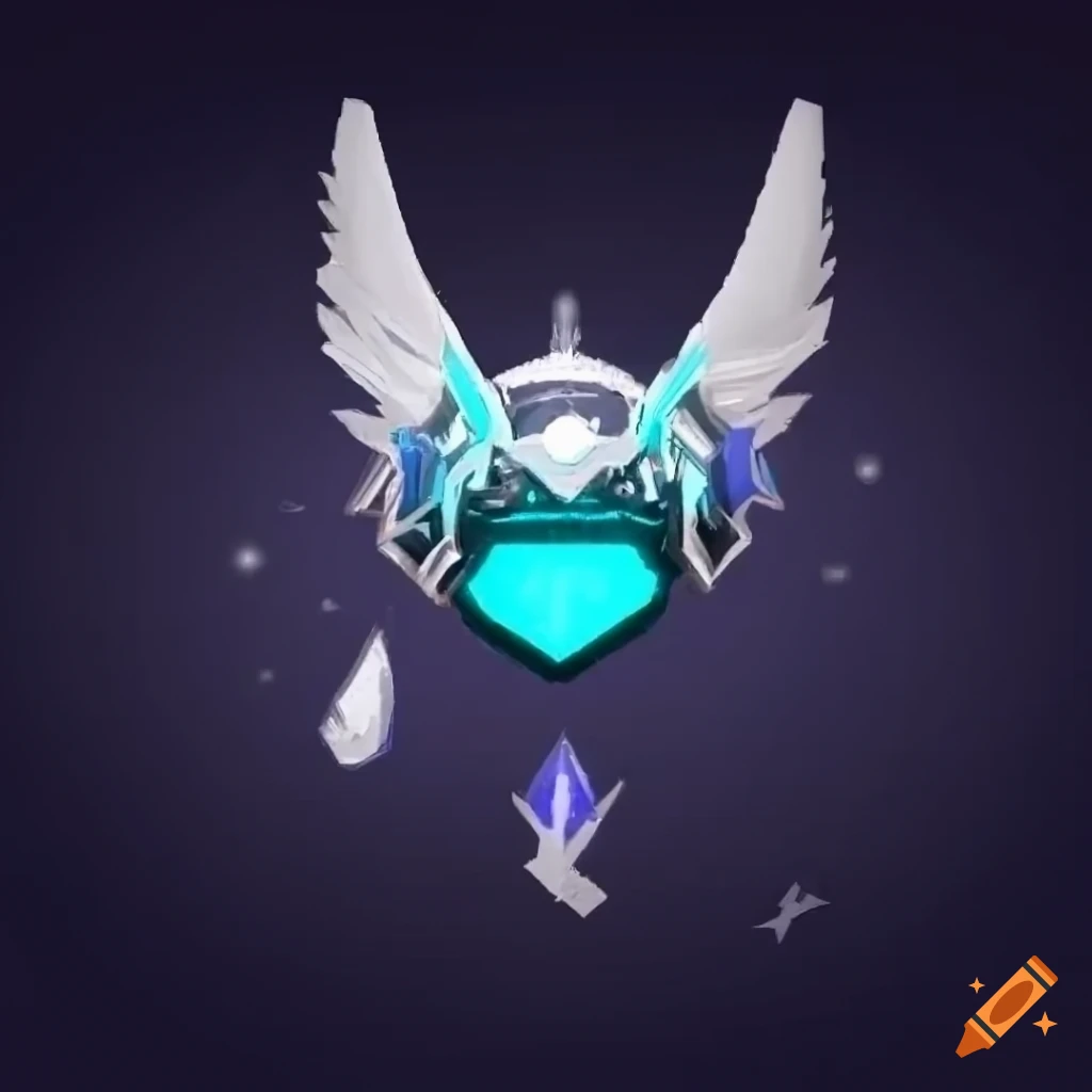 A detailed concept art of a virtual valkyrie hat in roblox on Craiyon