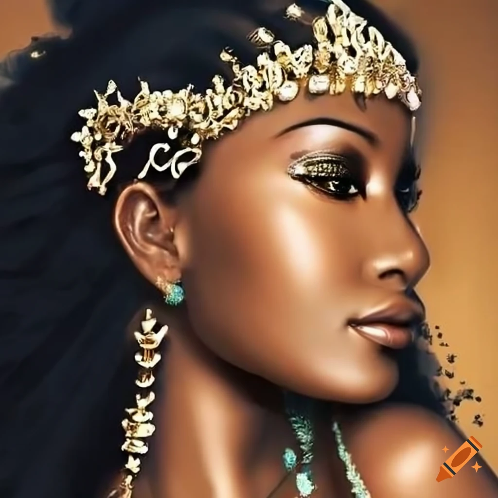 An african princess on Craiyon