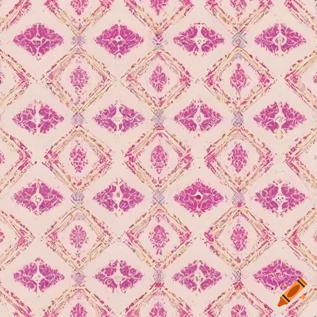 A micro geometry jacquard repeating patterns on a white background