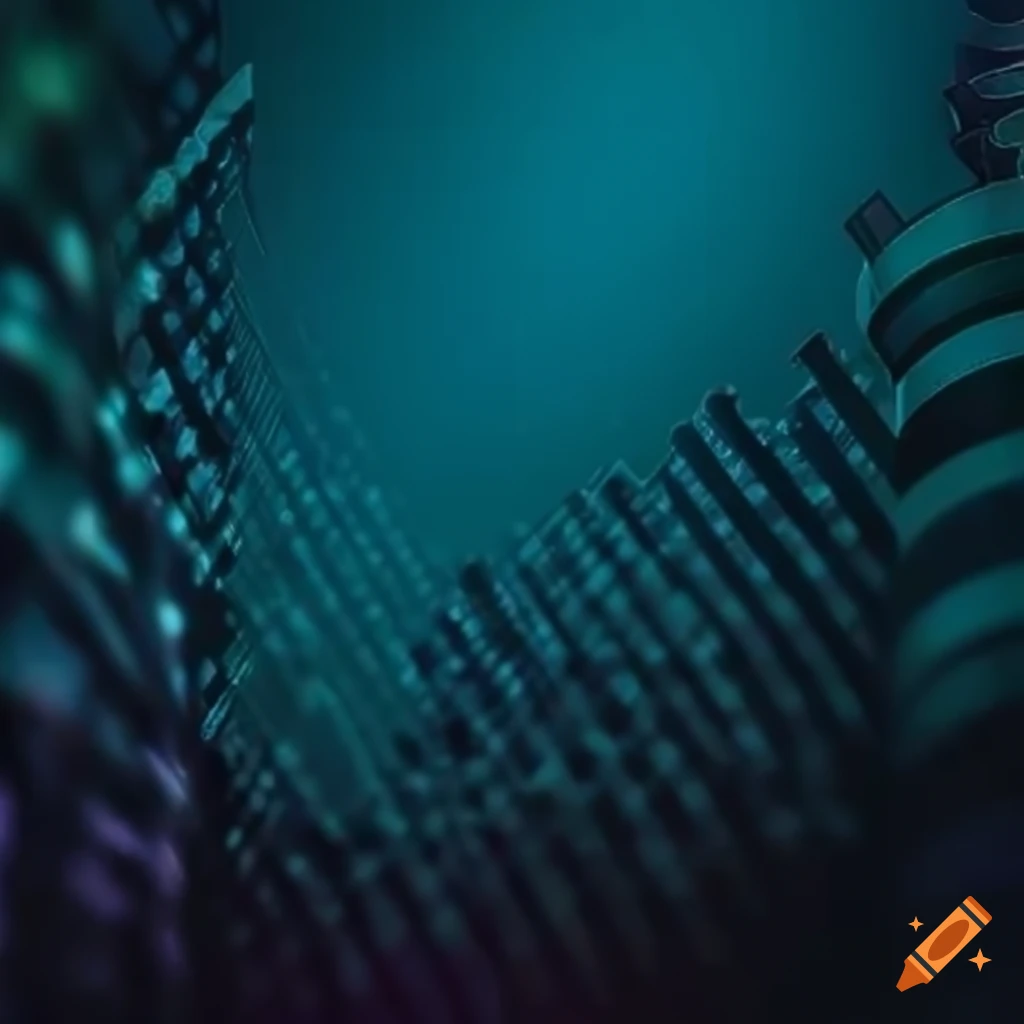 Database, complex background banner on Craiyon