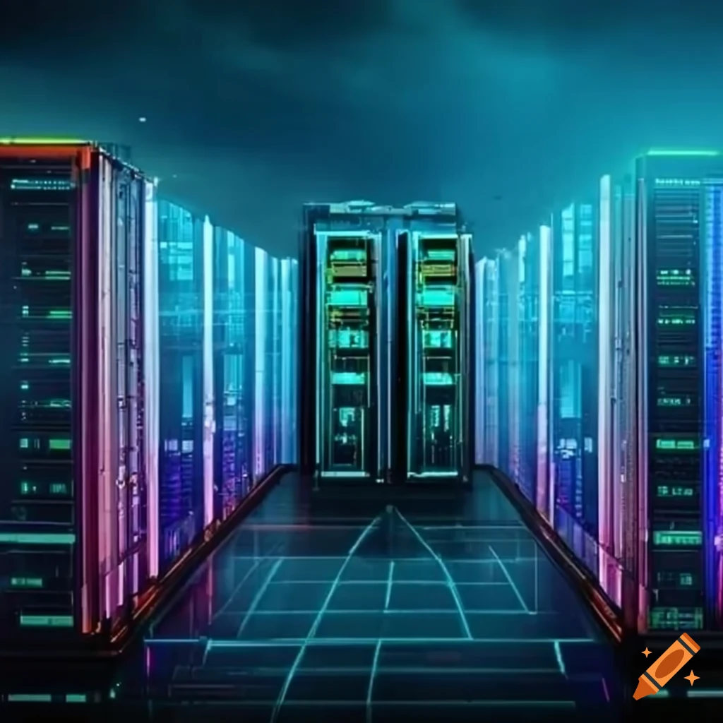 Data center excellence on Craiyon